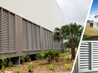 Altura Series ® Chevron Louvres - Louvreclad Pty Ltd