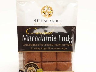 Caramel Macadamia Fudge 150G - Crestnut Products Pty Ltd t/as Nutworks
